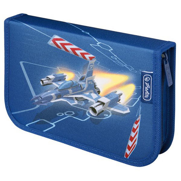 Pernica Herlitz puna 1zip 2 preklopa Space ship 11438660 | ODDO igračke