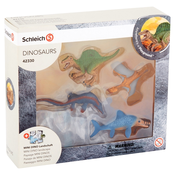 Schleich Mali dinosaurus sa podlogom od puzli 42330 | ODDO igračke