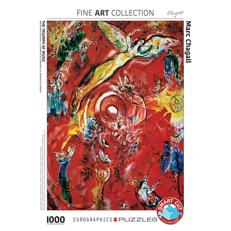 Eurographics Marc Chagall The Triumph of Music 1000-Piece Puzzle 6000 ...