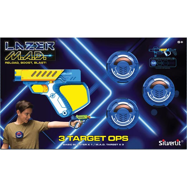 Pištolj Lazer Mad Training Kit Laser sa metom Silverlit 868460 | ODDO ...