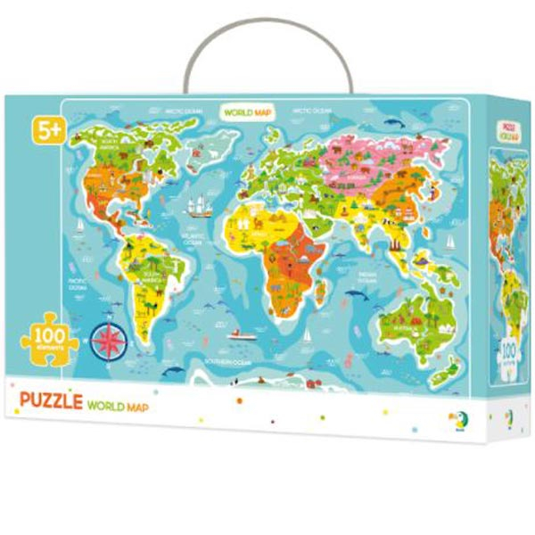 Dodo puzzle Mapa sveta - 100 delova COR123 | ODDO igračke
