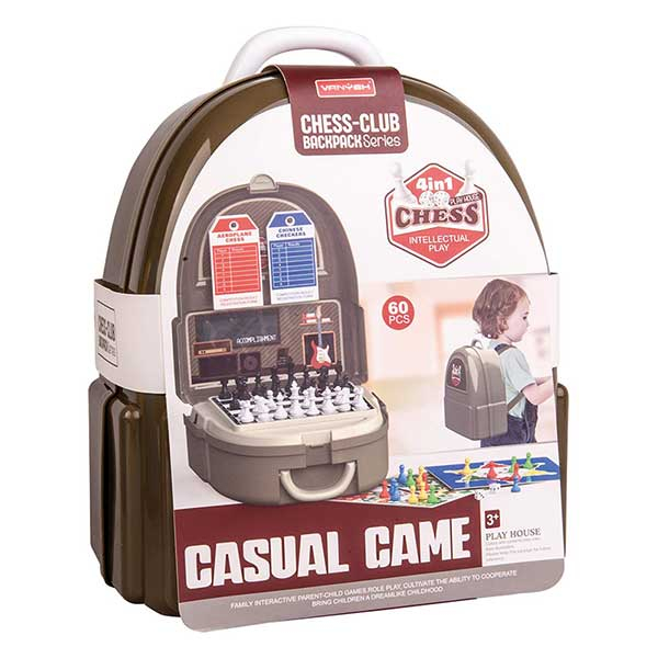 Set društvenih igara 4 u 1 sa rancem 1355202 | ODDO igračke