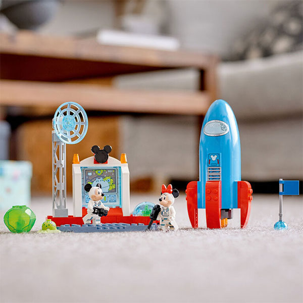 Lego Mickey and Friends Mickey Mouse and Minnie Mouse's Space Rocket ...
