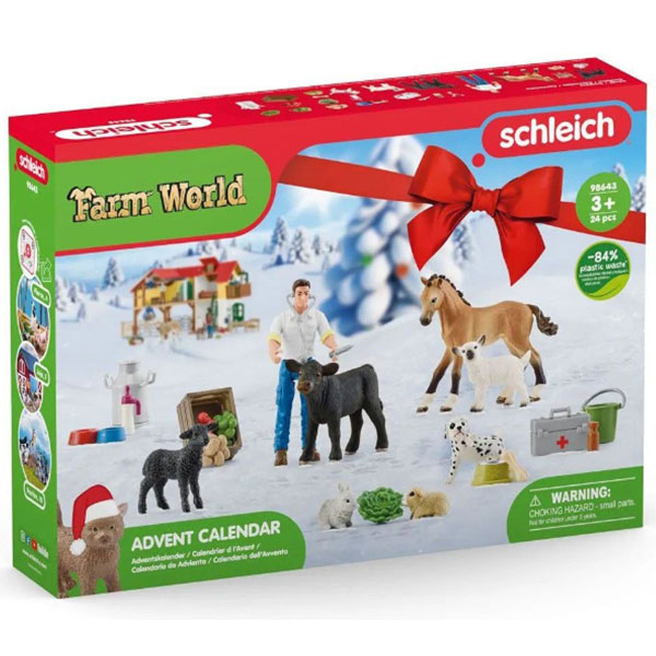 Schleich Advent kalendar - domace životinje 2022 98643 | ODDO igračke