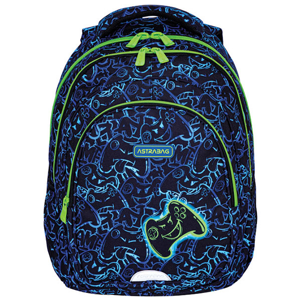 Ranac za školu anatomski 3zipa veći AB300 Gaming 24.Astrabag 502024099 ...