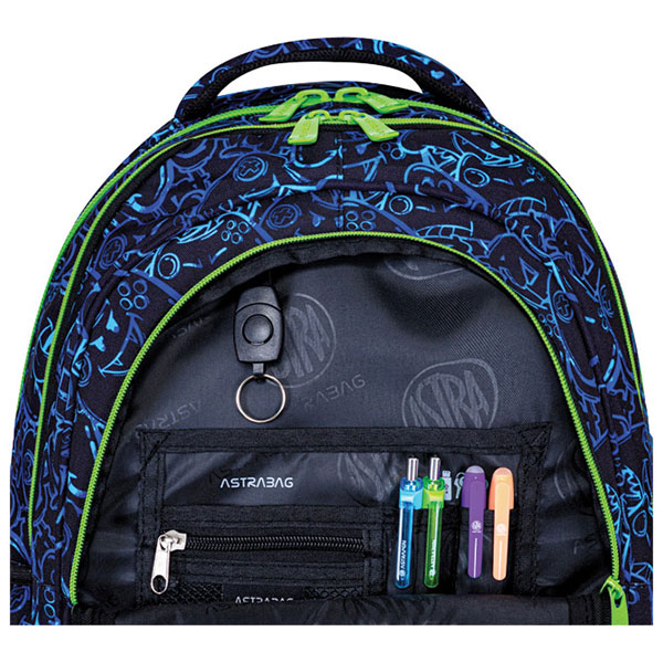 Ranac za školu anatomski 3zipa veći AB300 Gaming 24.Astrabag 502024099 ...