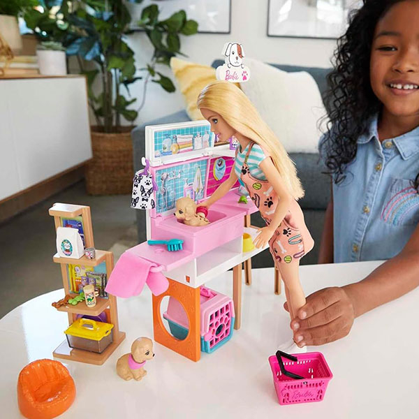 Barbie Pet shop set sa lutkom GRG90 Mattel 1100005825 | ODDO igračke